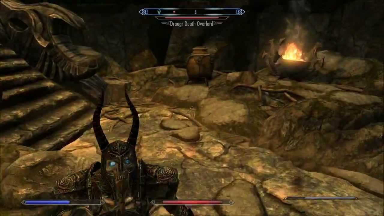 Skyrim - Draugr Death Overlord - YouTube