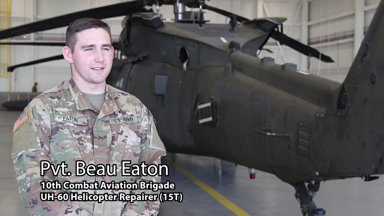Meet Your Army | UH-60 Helicopter Repairer (15T) - YouTube