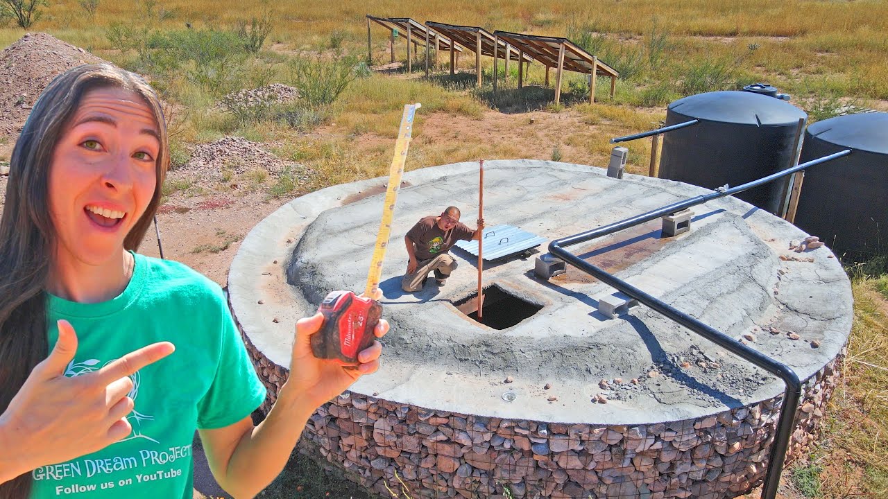 We Were SHOCKED When We Measured The Water In Our Earthbag Cistern ...