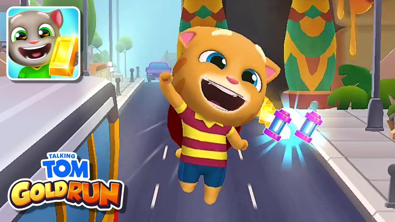 Talking Tom Gold Run Flying World Neon Rush Cyber Angela Venice Canals ...