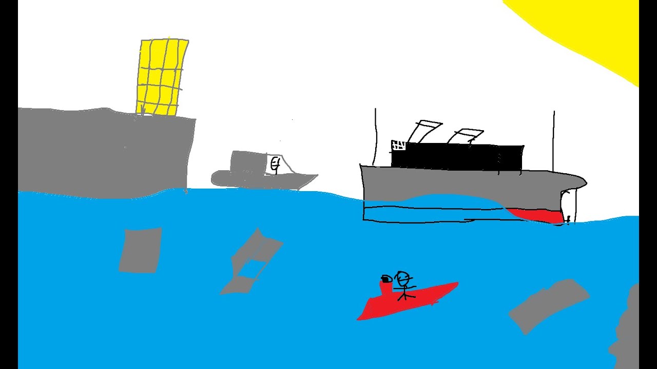 random ship crash phyics - YouTube