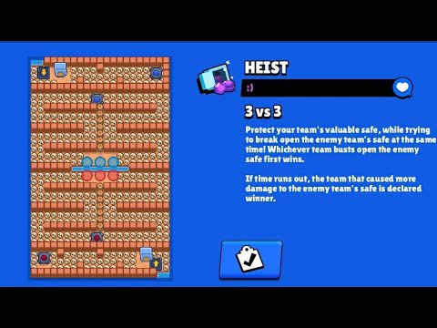 HEIST MAP | BRAWL STARS GAMEPLAY | AEX - YouTube