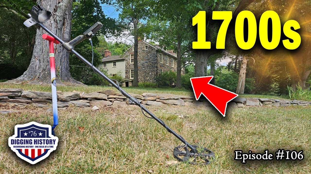 Metal Detecting A 1700s Home In The Summer Sun - YouTube
