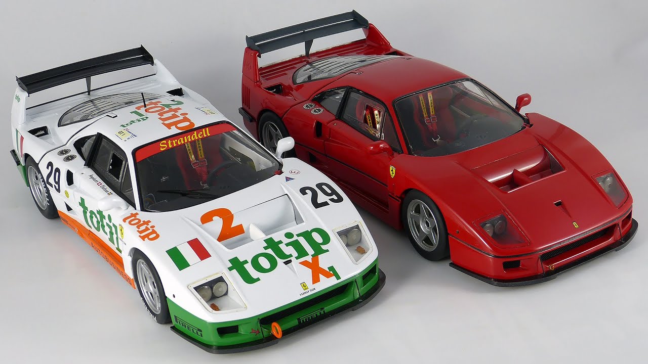 1:18 Hot Wheels Elite Ferrari F40 Competizione Duet - YouTube
