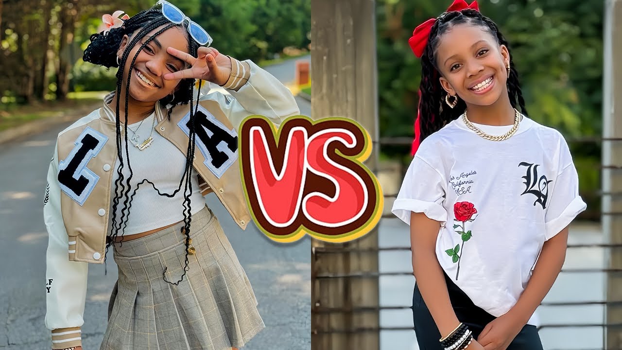 Khalani Simon (Lani Love) VS Lil Raspberry Stunning Transformation 💛 ...