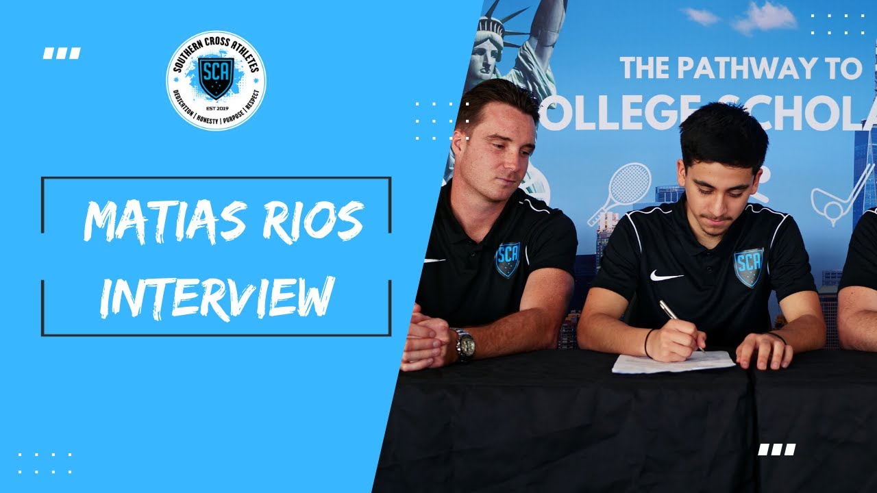 Matias Rios Signing Announcement Interview - YouTube
