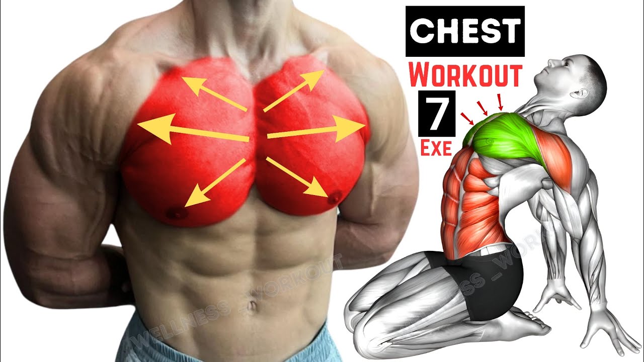 7 Exercises For Your Chest | Most Effective Chest Workout - YouTube