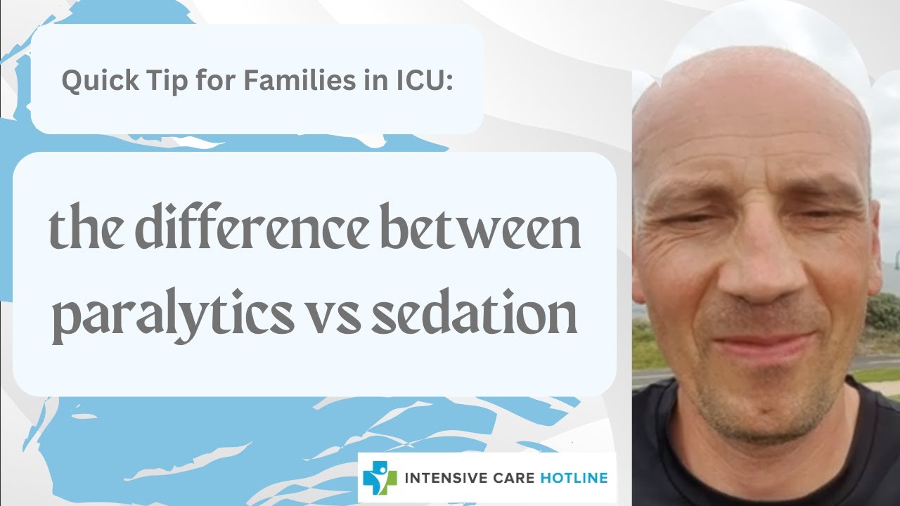 Quick tip for families in Intensive care: the difference between ...