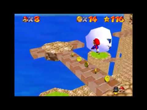 Super Mario 74 - Course 12 Cliff of Wrath - YouTube