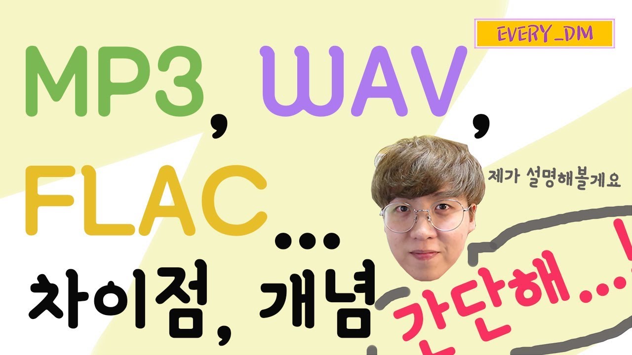 MP3? WAV? ... FLAC? 거 차이가 뭐요? 3분 개념정리 #4 보충편 - YouTube