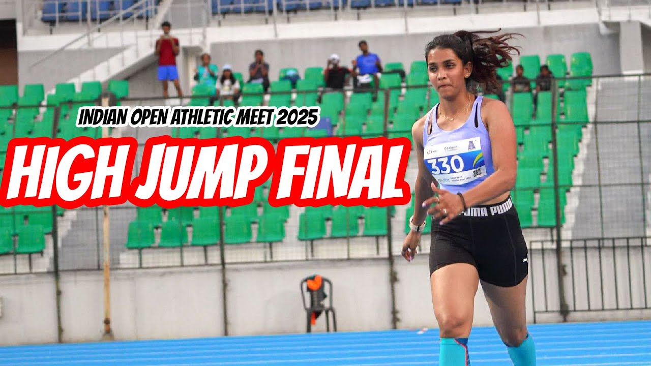 WOMEN'S HIGH JUMP FINAL INDIAN OPEN ATHLETICS MEET 2025 - YouTube