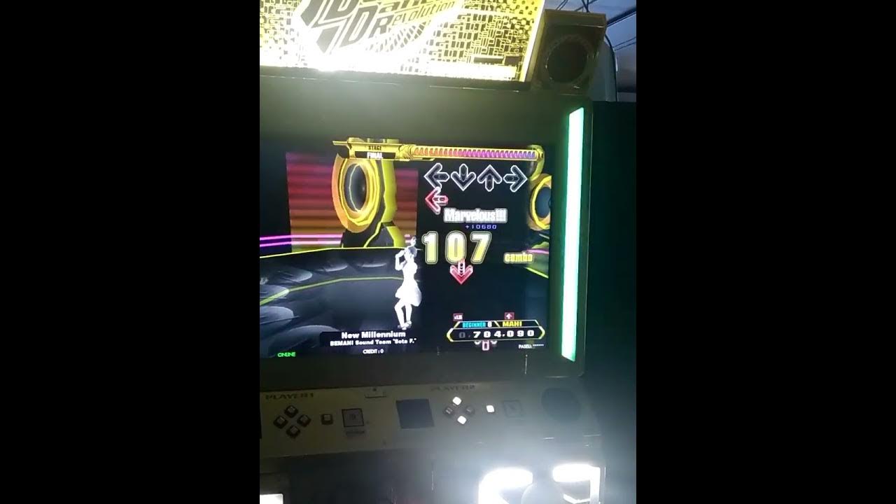 DDR New Millennium Single Beginner no bar PFC 999,930 - YouTube