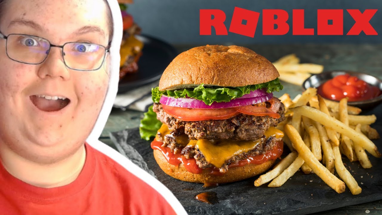 I love hamburgers!! ️(Cooking hamburgers in Roblox!!) - YouTube