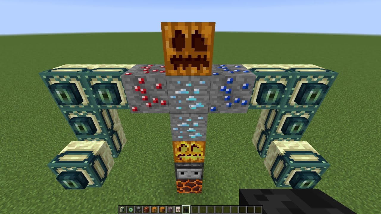 what if you create a MULTI ORES GOLEM in MINECRAFT - YouTube