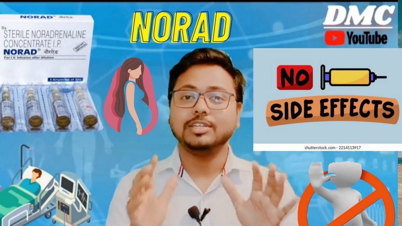 Inj-NORADRENALINE OR NOREPINEPHRINE | USES | ACTION | SIDE EFFECTS ...