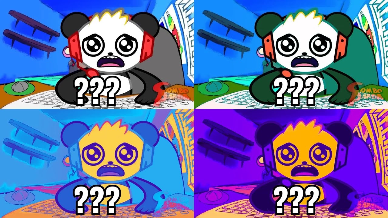 All Combo Panda Crying Effects Collection - YouTube