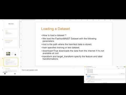 Recitation 0d | DataLoaders - Reading, Writing, Saving & Checkpointing - YouTube