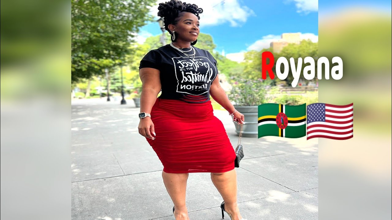 Royana Jnocharles😍Jaw-dropping Thicc N Curvy Caribbean Plus Size ...