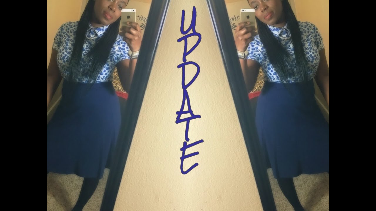 Quick Hello| Update| Length Check| Braids| Protective Style - YouTube