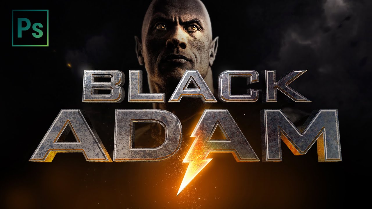 Text effect | Black Adam: The World Needed a Hero | Nghé photoshop ...