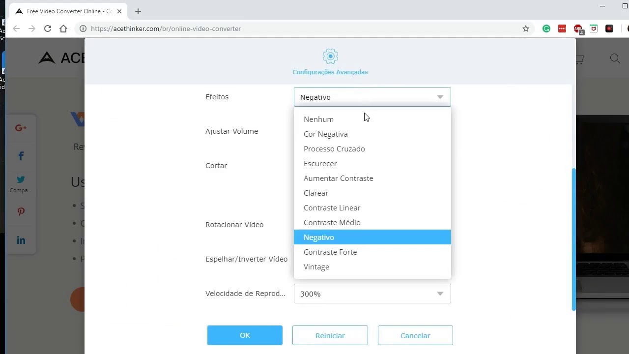 Guia para usar o AceThinker Video Converter Online - YouTube