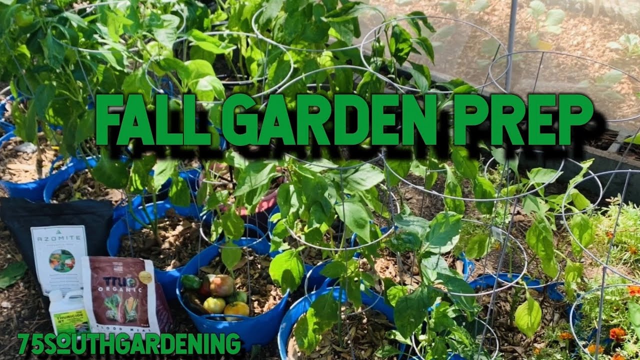 Fall Garden Prep - YouTube