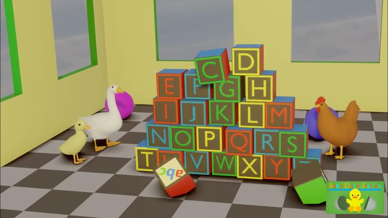 ABCs Song with Alphabet Blocks and Baby Duck - YouTube