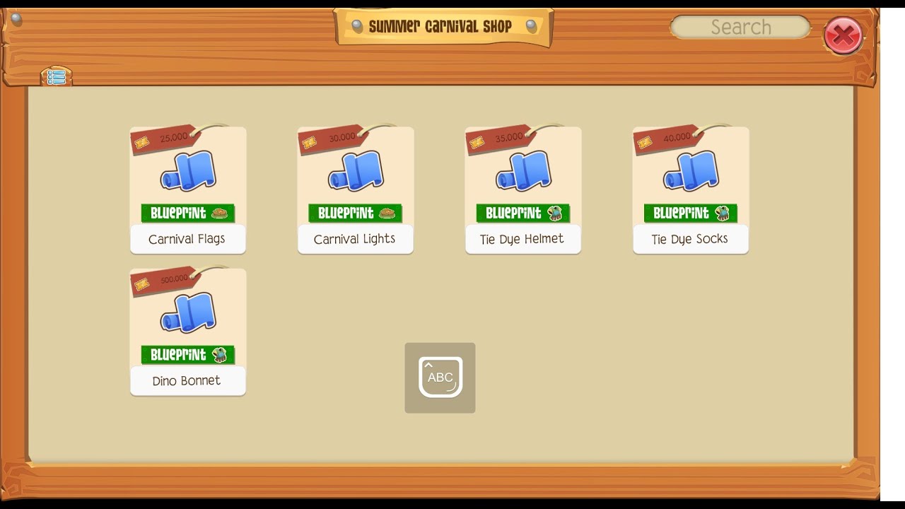 NEW Crafting Blueprints | Summer Carnival Update in Animal Jam - YouTube