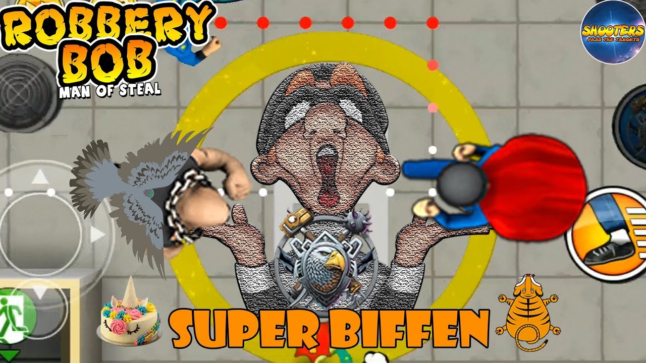 Robbery bob – New Costume (SUPER BIFFEN) and New Tools (Rotten Donut ...