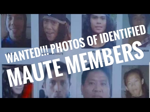 Photos of 84 Maute members - YouTube