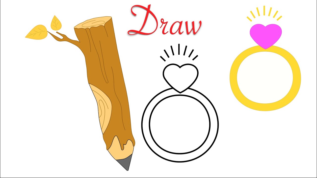 How to Draw Ring - YouTube