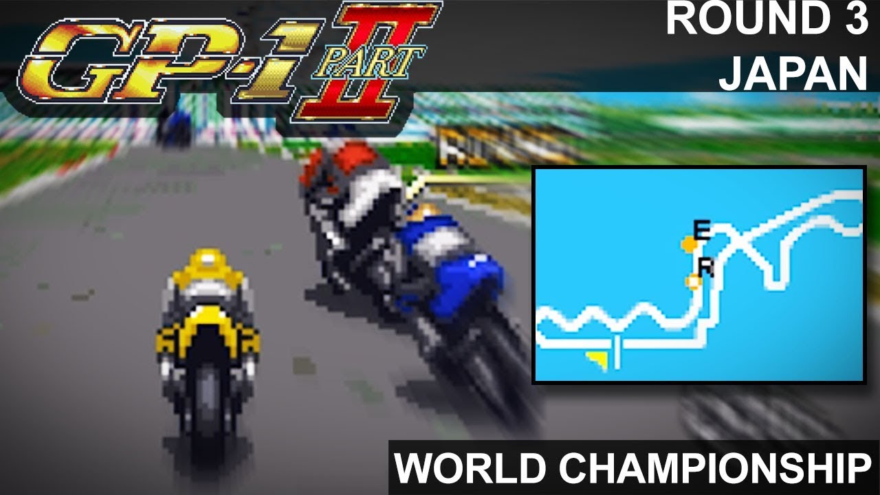 GP-1 Part II (SNES) - World Championship - Round 3: Japan Gameplay ...