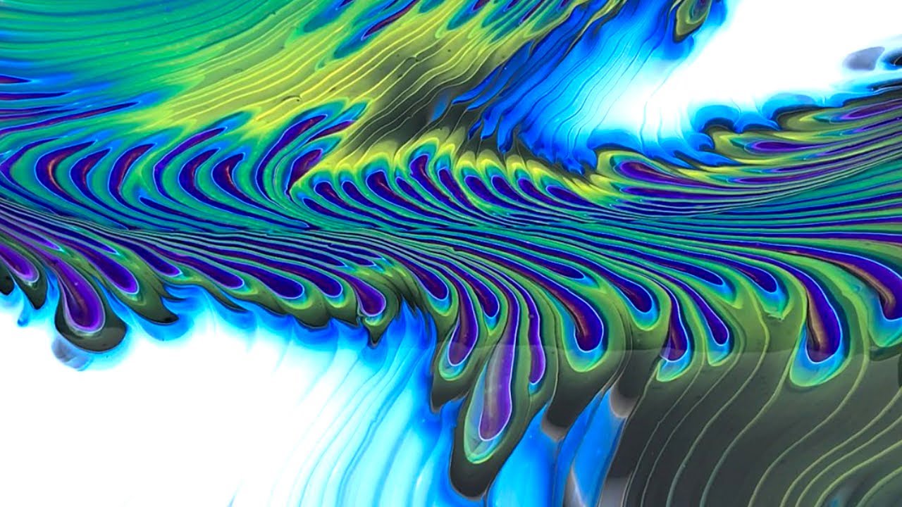 Fluid Art / The Other Direction / Acrylic pour Painting / one Technique ...