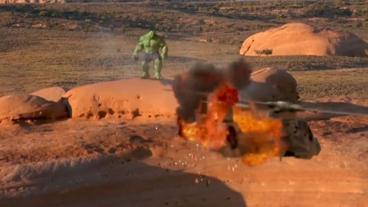 Hulk vs Helicopters-Hulk Scene -Hulk ( 2003) Short Movie Clip MP4 HD ...
