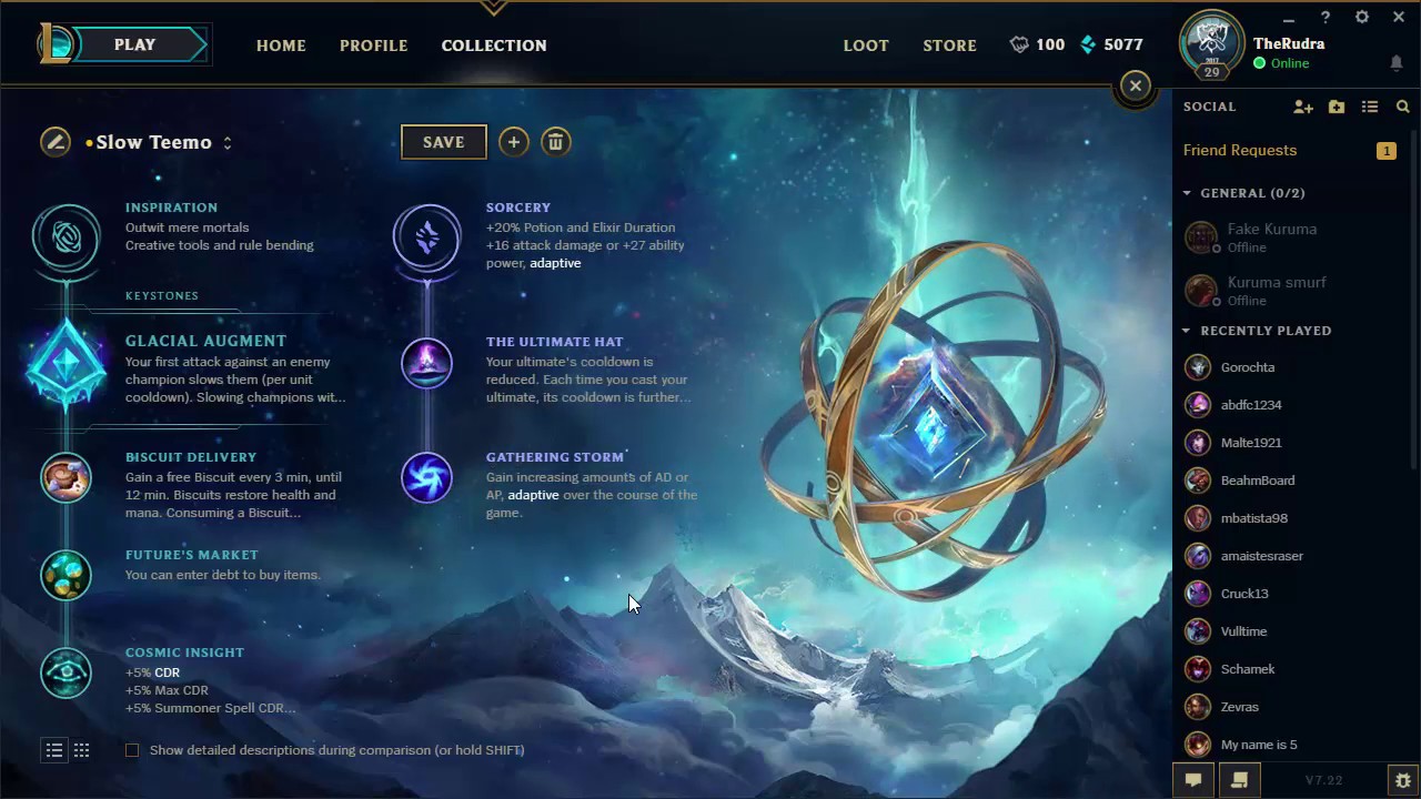 Slow Teemo Runes - New Runes 2018 - League of Legends - YouTube