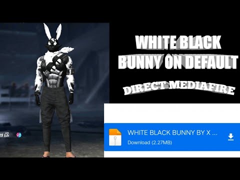 WHITE 444 BUNNY BUNDLE ON DEFAULT BUNDLE GLITCH FILE CONFIG FREE FIRE 😍 ...
