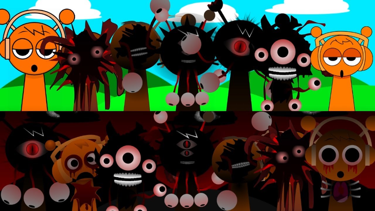 Sprunki but OREN All Phases 🧡🧡🧡 What would it be like if the Oren of ...