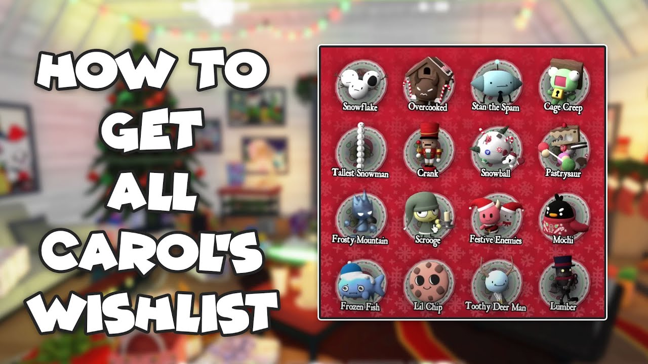 How To Get ALL CAROL’S WISHLIST In Tower Heroes | ROBLOX - YouTube