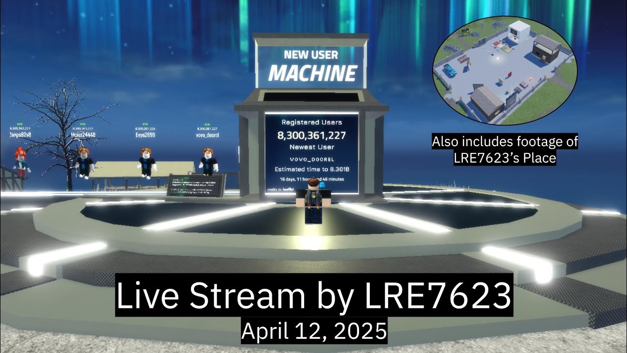 New User Machine Live Stream - April 12, 2025 - YouTube