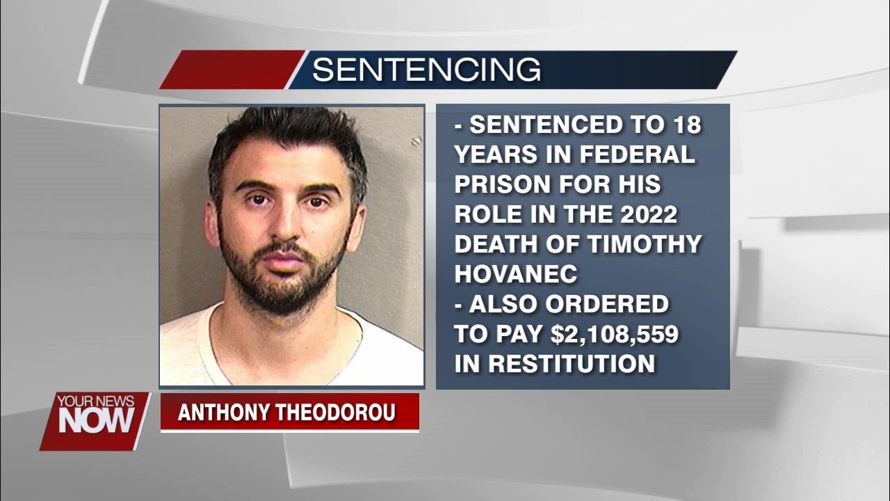Theodorou gets 18 years in federal prison for his role in a 2022 ...