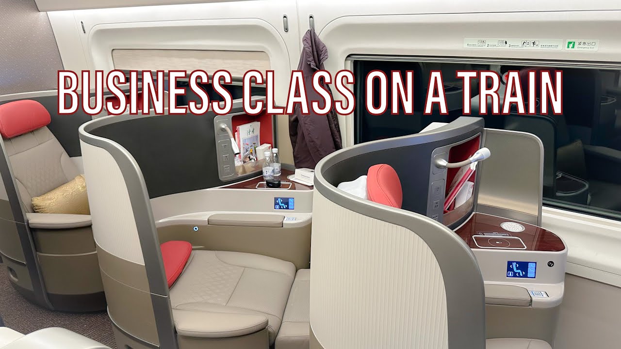 High Speed Train Business Class - Incredible Experience Traveling 200 ...