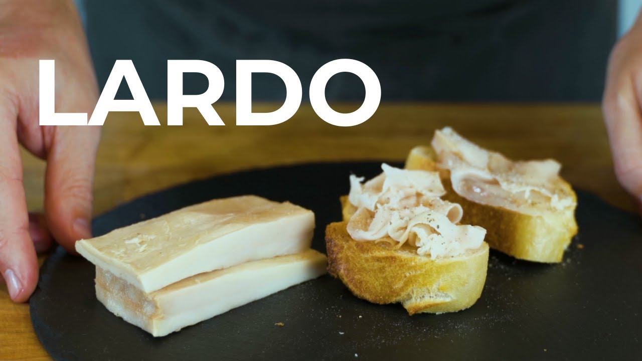 Homemade Lardo - Super delicious Italian cured fat - YouTube