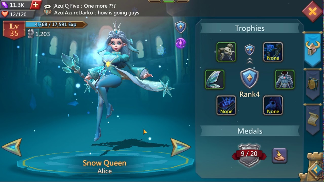 Lord Mobile Snow Queen - YouTube