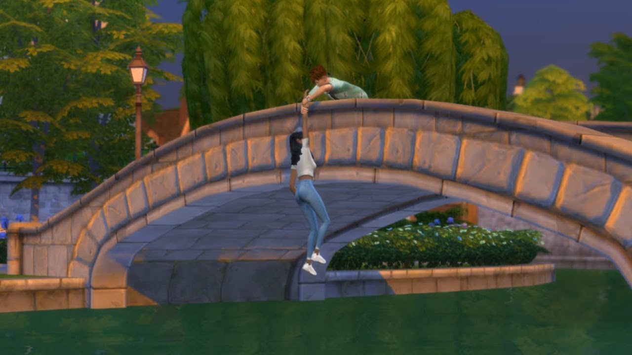 Animation pack The Sims 4 | Falling off the bridge ([Download) - YouTube