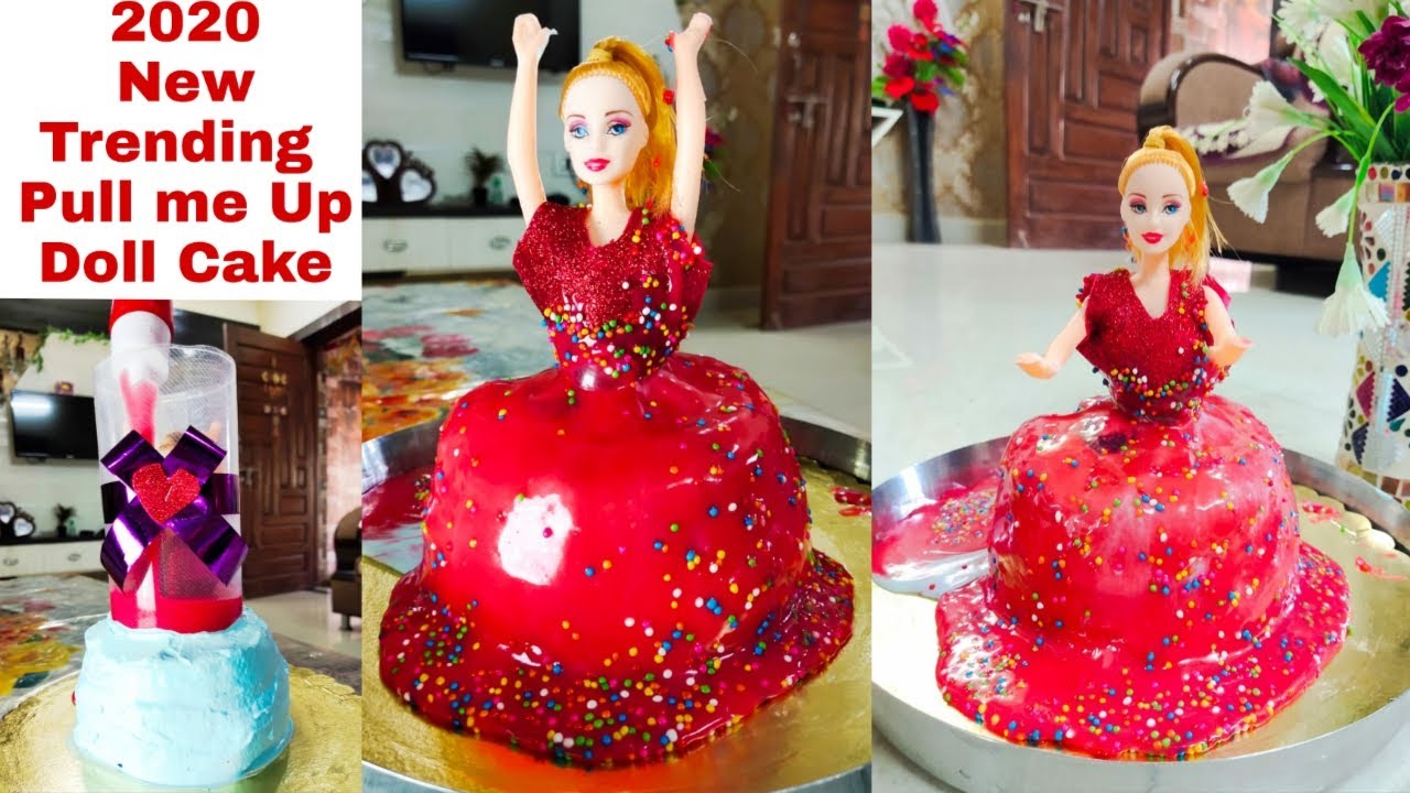 Trending Pull me Up Cake l Pull me up Doll Cake without Oven, Egg ...