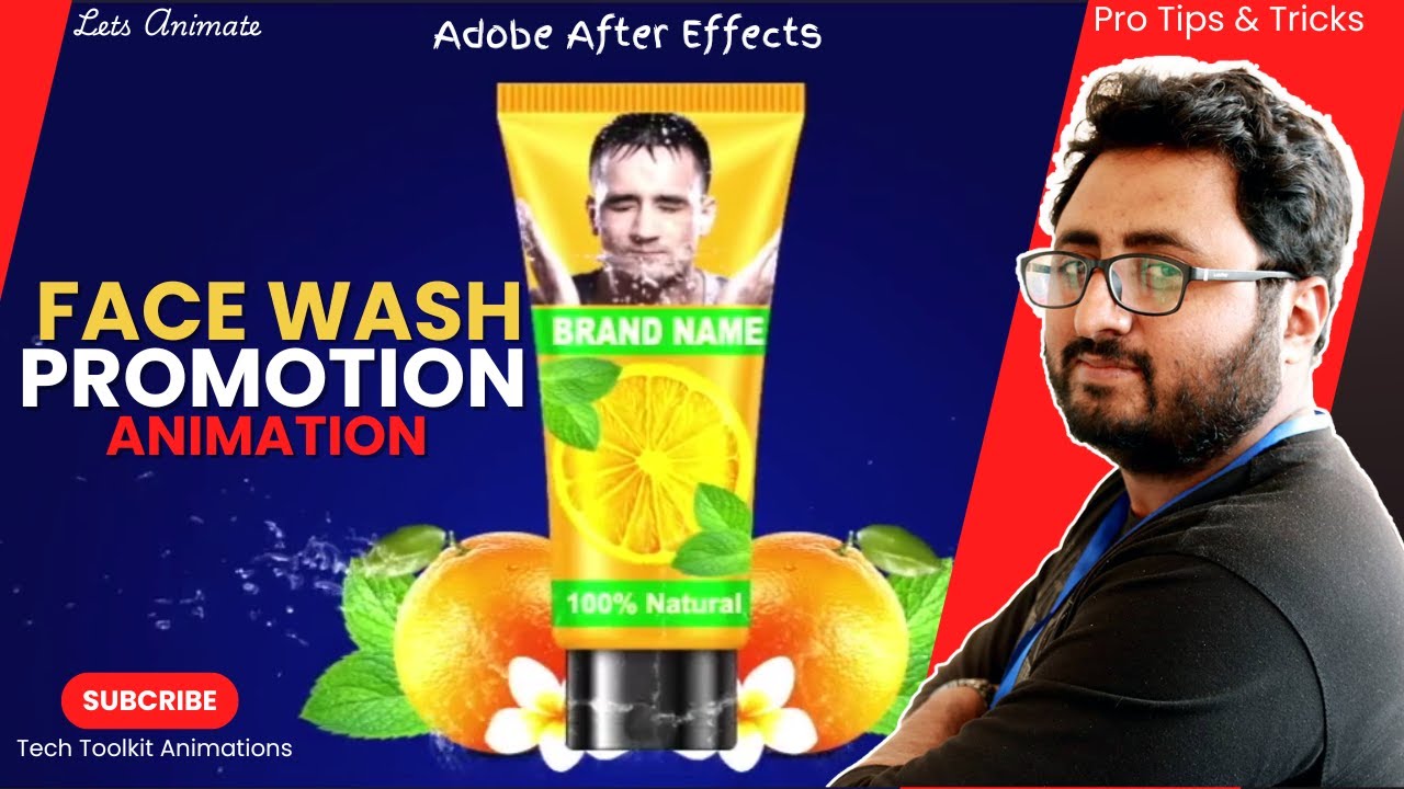 "Professional Face Wash Motion Graphics in Adobe After Effects | Step ...