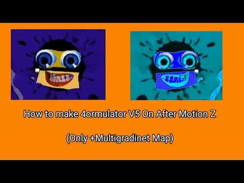 How to Make 4ormulator V5 On After Motion Z (Only +MultiGradinet Map) ¡¡100% Worked!! - YouTube