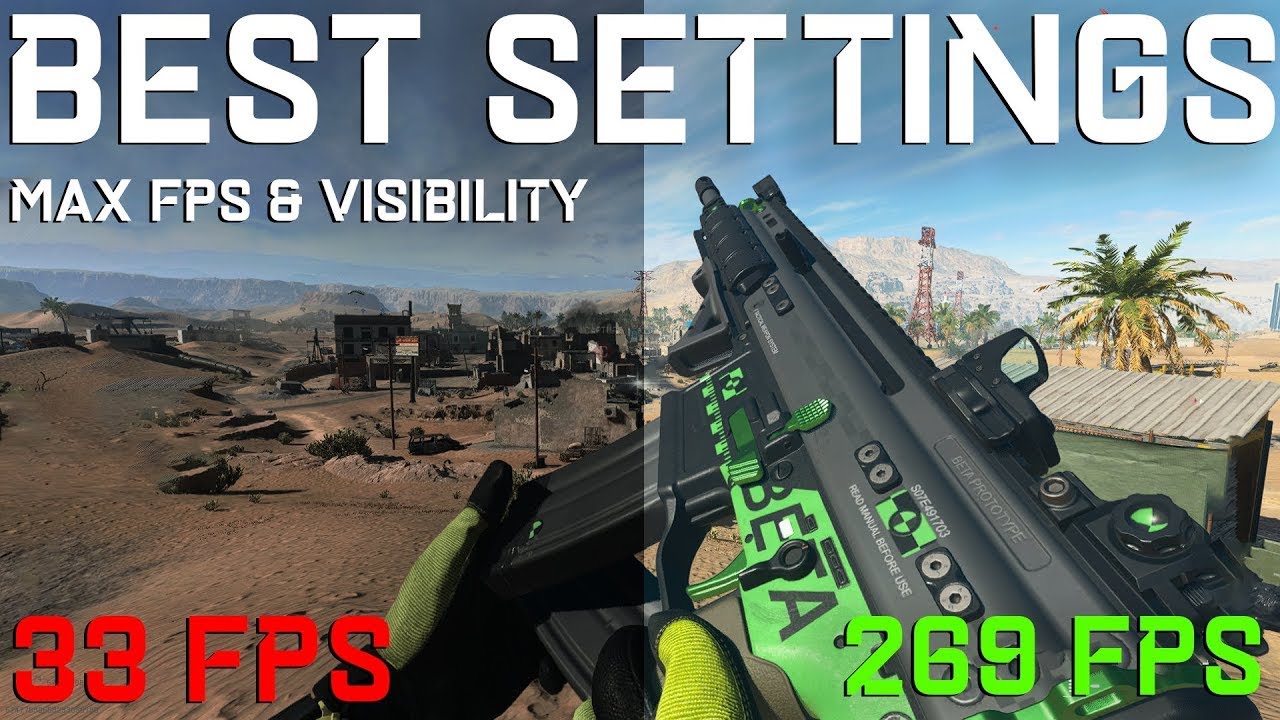 BEST! MW2 Settings For FPS BOOST And WARZONE Performance! - YouTube