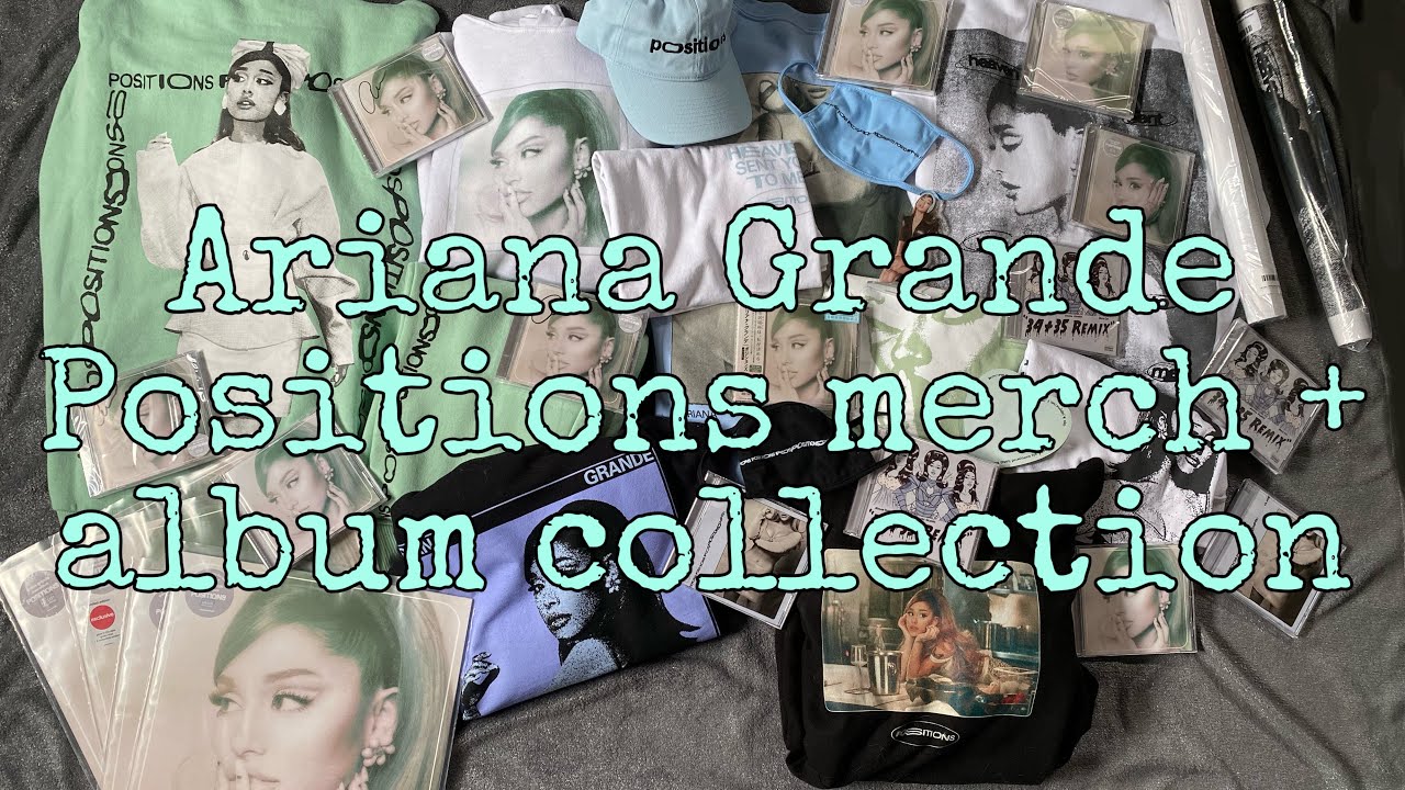 Ariana Grande Positions Merch + album collection - YouTube