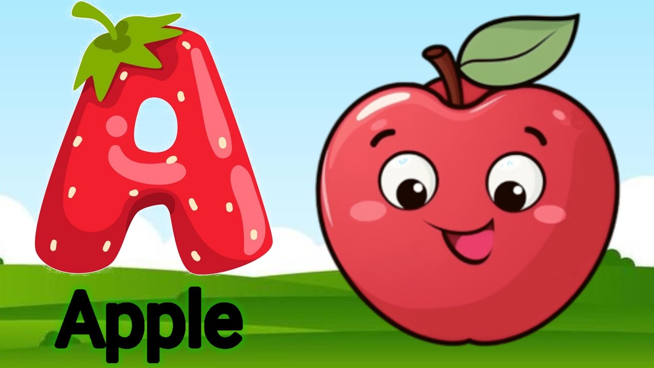 A for Apple | ABC Phonics Song | ABC Song | ABCD | English Alphabet ...